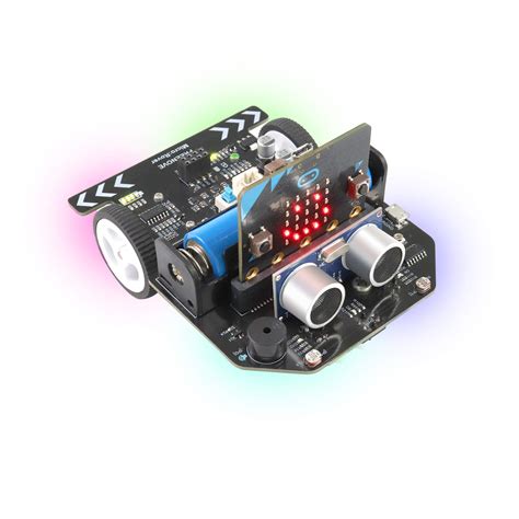 Freenove Micro Rover Kit For BBC Micro Bit Contained Obstacle Avoidance Light Tracing Line