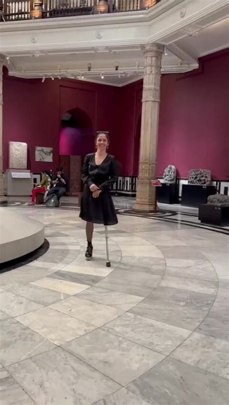 Amputee Walking With Pegleg Video 4