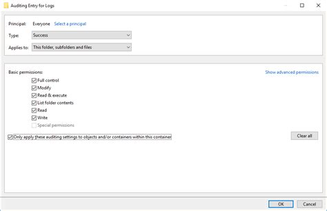 Share Access Audit Configuration For Detecting Users Deleting Or Creating Files