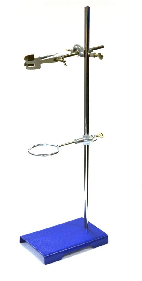 Eisco Chemical Resistant Steel Ring Stand Set Lab Stand Support