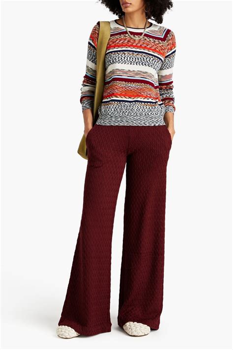 Missoni Crochet Knit Wide Leg Pants The Outnet
