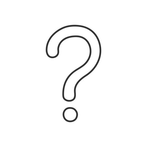 2 400 Question Mark Outline Clip Art Stock Illustrations Royalty Free