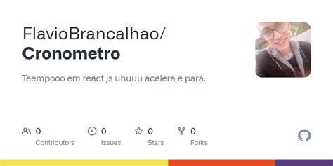 Github Flaviobrancalhao Cronometro Teempooo Em React Js Uhuuu