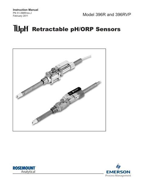 Retractable Ph Orp Sensors Emerson Process Management