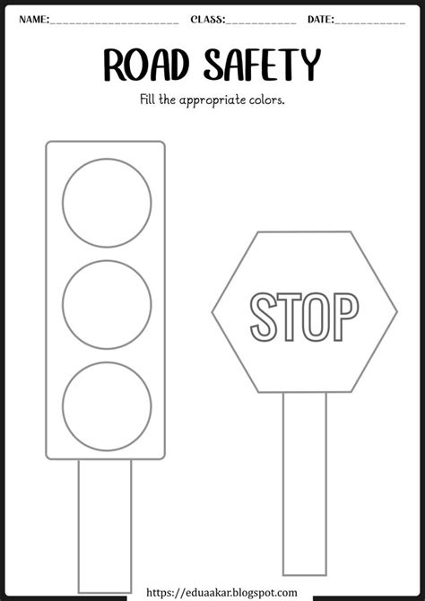 Road Safety Worksheet Safety Lesson Plans School Safety Road Safety