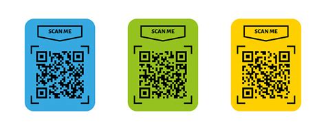 Qr 코드 디자인을 스캔하십시오 지불을위한 Qr 코드 스캔 버튼이있는 텍스트 전송 벡터 일러스트 레이 션 바코드에 대한 스톡