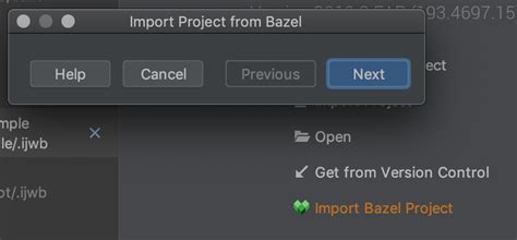 import bazel project dialog is broken on 2019 3 · issue 1296