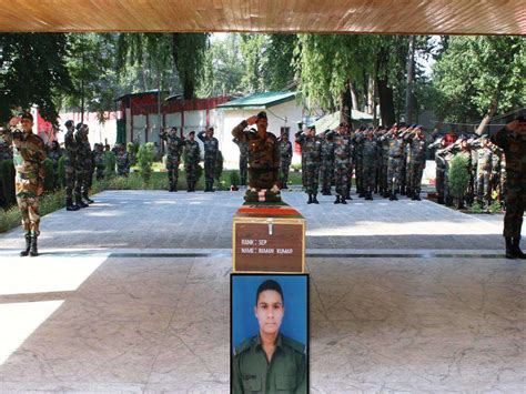 Army Army Pays Tribute To Its Valiant Martyr Sep Raman Kumar