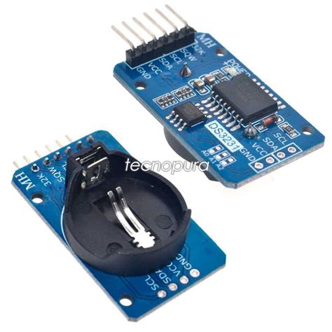 módulo rtc ds3231 interface i2c reloj en tiempo real compatible arduino tecnopura