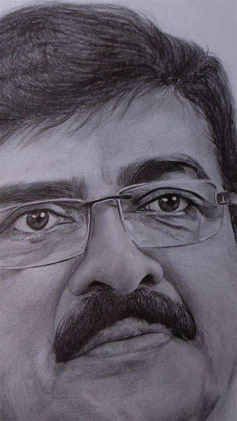 U K Kuttettan Actorvijayaraghavan Official Pencil Art