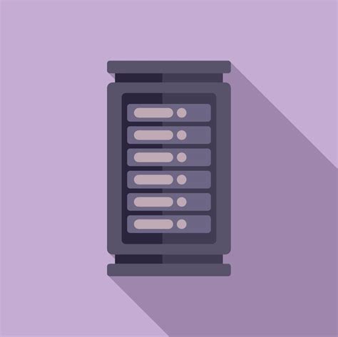 Flat Design Icon Of A Database Server 46041139 Vector Art At Vecteezy