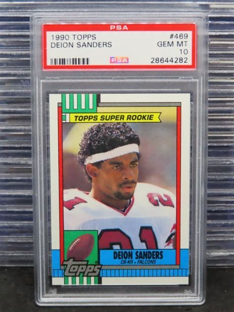 Deion Sanders Topps Base PSA Price Guide Sports Card Investor