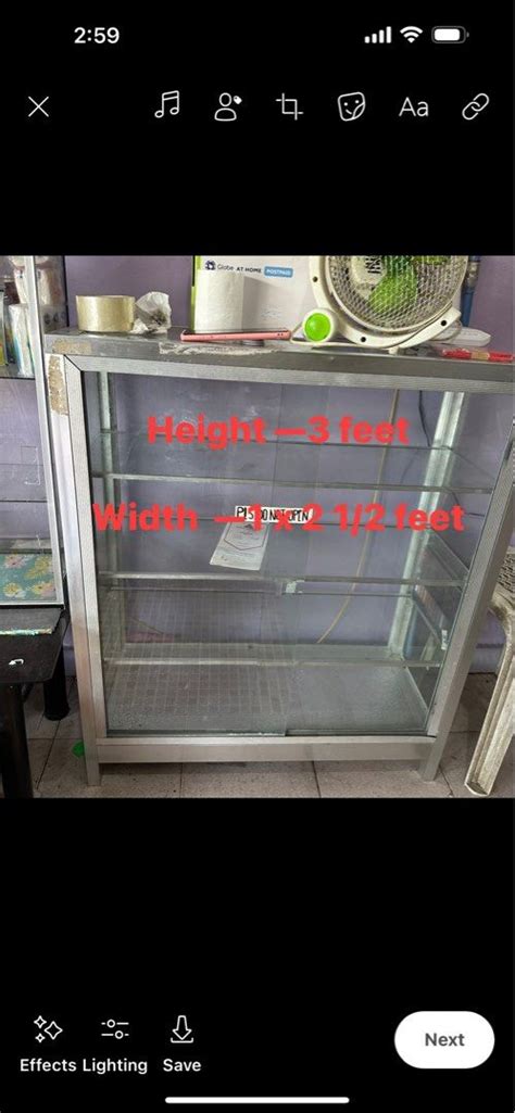 Glass Istante Furniture And Home Living Furniture Shelves Cabinets