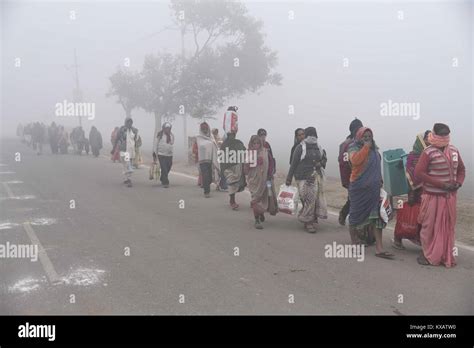 Allahabad Uttar Pradesh India 9th Jan 2018 Allahabad Devotee