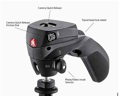 Manfrotto Tripod Mkcompactacn Bk Compact Action Aluminium Tripod Photography Photography