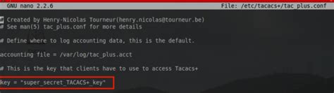 Installation And Configuration Of TACACS With Cisco Router On Debian