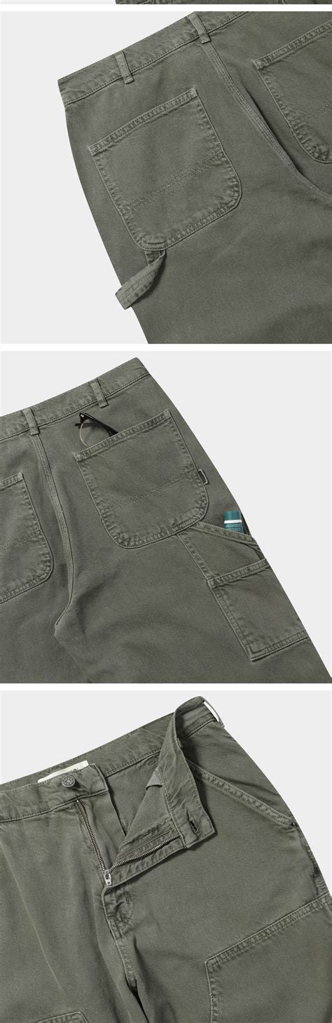 시리즈 우드버드 카펜터 데님 팬츠 그레이 Series Kream