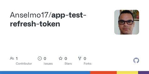 Github Anselmo App Test Refresh Token