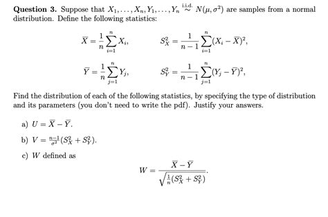 Solved Question Suppose That X Xn Y Yn I I D Chegg