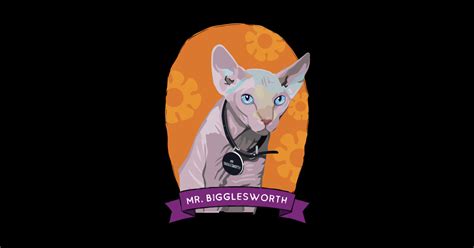 Mr Bigglesworth Mr Bigglesworth Sticker Teepublic