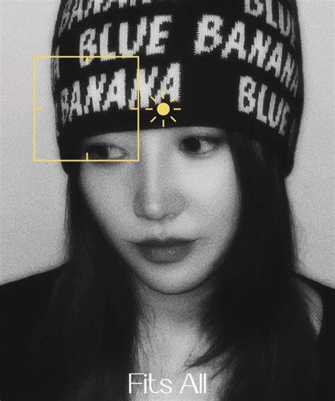 [당일출고] 쫀쫀 비니 니트 남녀공용 두꺼운 겨울 모자 스몰 레터링 Y2k 에이블리