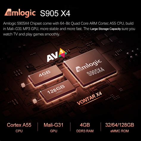 Vontar X4 4/64 - Купить смарт тв приставку. Цена на android tv box