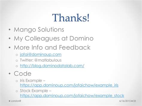 Deploying Your Predictive Models As A Service Via Domino