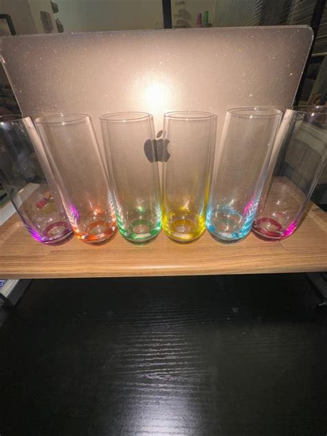 Joyjolt Hue Colored Stemless Champagne Glasses Set Of 6 Macys