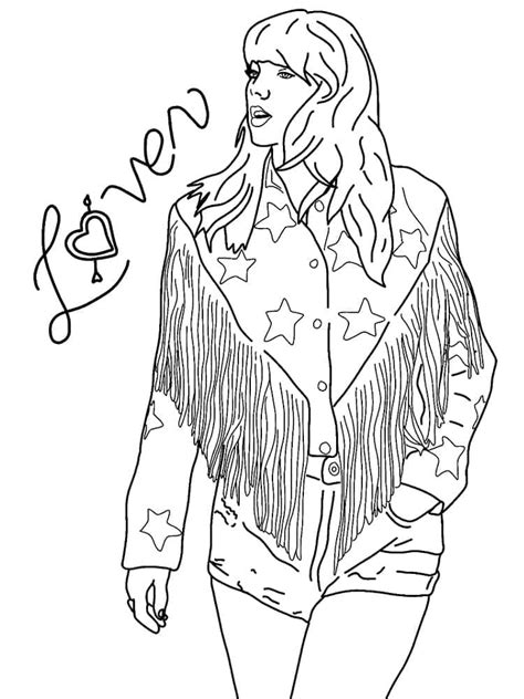 Coloriage Incroyable Taylor Swift Télécharger Et Imprimer Gratuit Sur