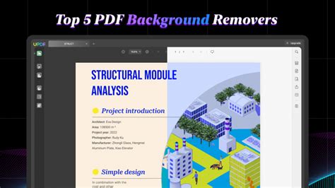 the ultimate list of the top 5 pdf background removers updf