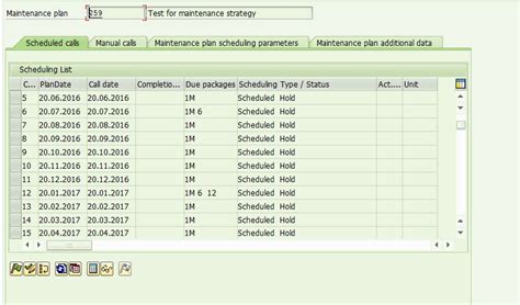 Solved Schedule Maintenance Plan Sap Community