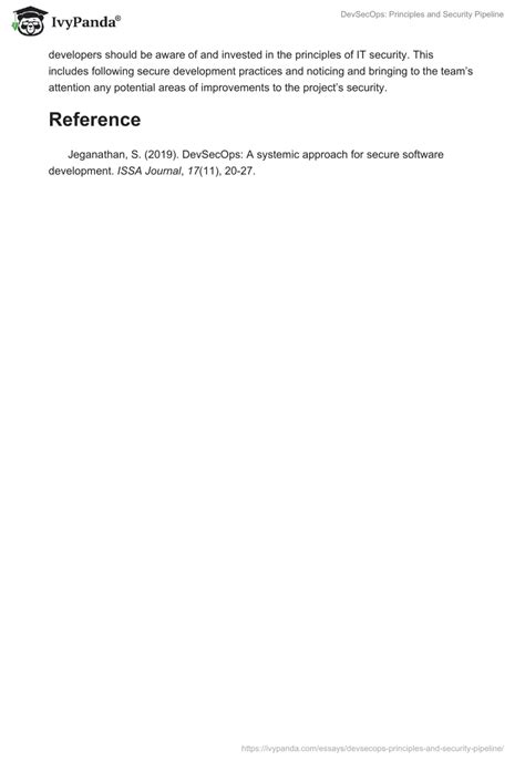 Devsecops Principles And Security Pipeline 359 Words Coursework
