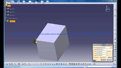 Catia V5 Powerful Tricks 133 Custom Axis System Inversion Control