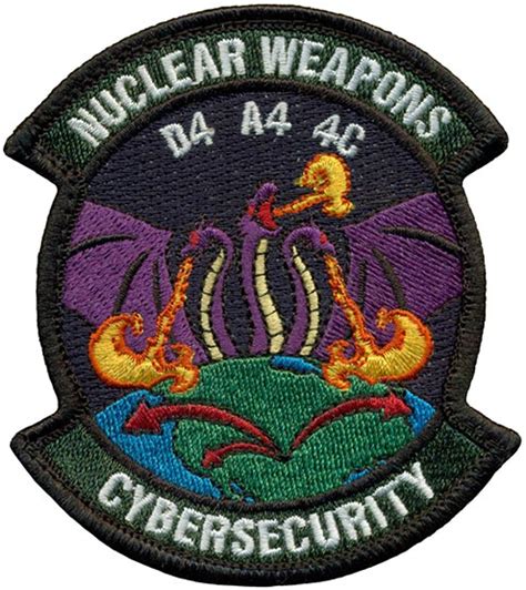 75th Intelligence Squadron Nuclear Weapons Cybersecurity Flightline Insignia