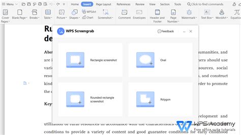 How To Use Wps To Take Screenshots Quickly Wps Office Quick Tutorials