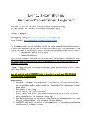 Analyzing The Sniper Prequel Sequel Assignment Course Hero