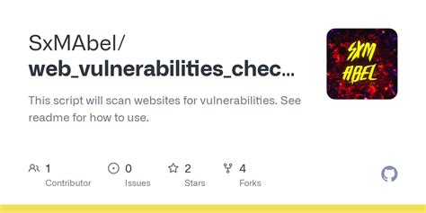 Github Sxmabel Web Vulnerabilities Checker This Script Will Scan Websites For Vulnerabilities