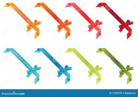 Ribbon Elements Stock Vector Illustration Of Modern 12999799