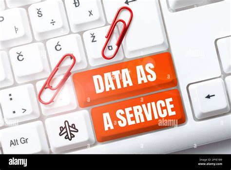 Conceptual Display Data As A Service Business Concept Act Of Securing