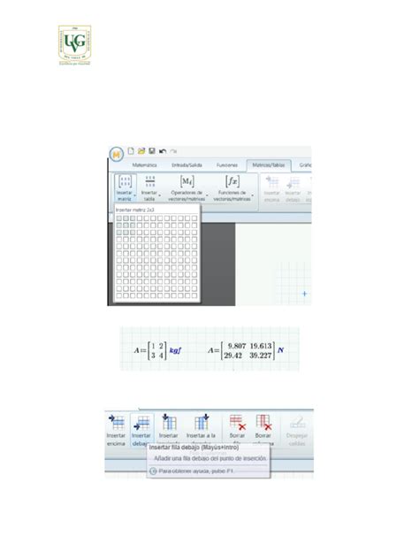 04 Guia Mathcad Matrices Pdf Matriz Matemáticas Archivo De