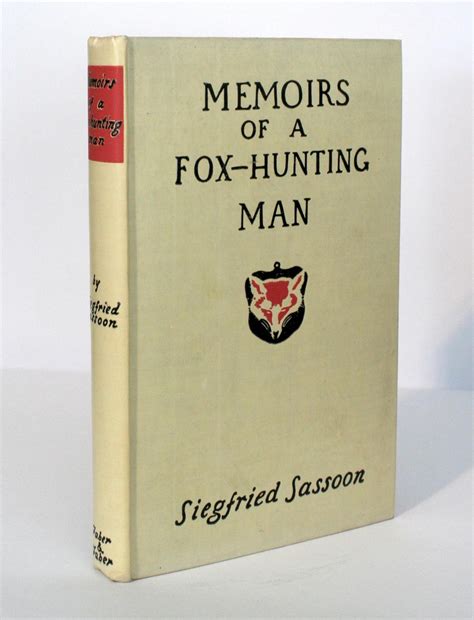 Memoirs Of A Fox Hunting Man By Siegfried Sassoon Near Fine Hardcover