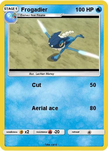Pokémon Frogadier 114 114 Cut My Pokemon Card