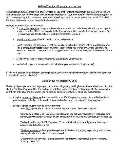 34 Best Autobiography Examples Types And Writing Guide