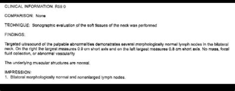 Lymph Nodes Ultrasound Rultrasound