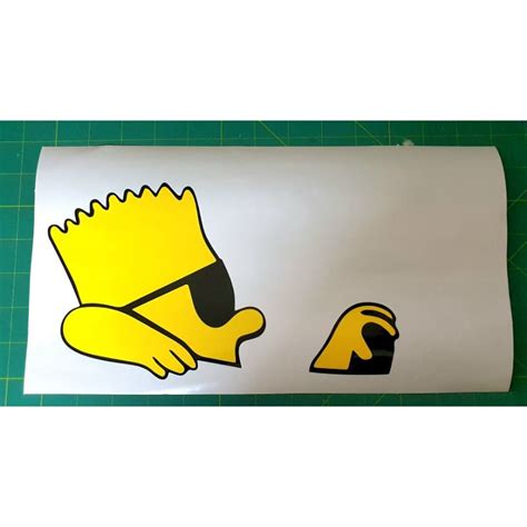 Driving Bartsticker Simpsonsticker Cerminsticker Drebar Untuk Lori
