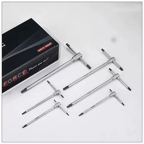 Iron Handle Sliding T Shaped Hexagonal Wrench With Three Ends Available