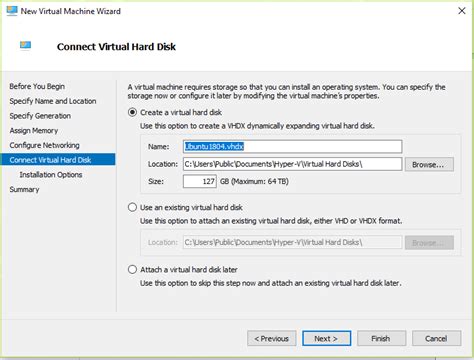 How To Create A Ubuntu Linux Vm On Windows 10 Using Hyper V