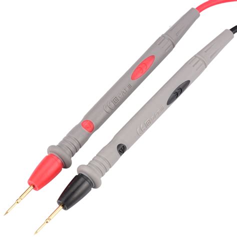 万用表笔特尖镀金铜针万能表笔1000v 20a高湿版各类展览内衬套手 虎窝淘