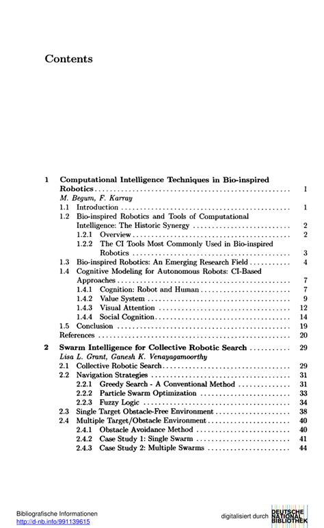 Pdf Computational Intelligence Techniques In Bio Inspired Robotics