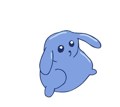 Blob Bunny By Natnie On Deviantart